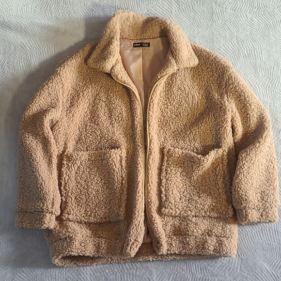 SHEIN | Jackets & Coats | Oversized Teddy Coat | Poshmark